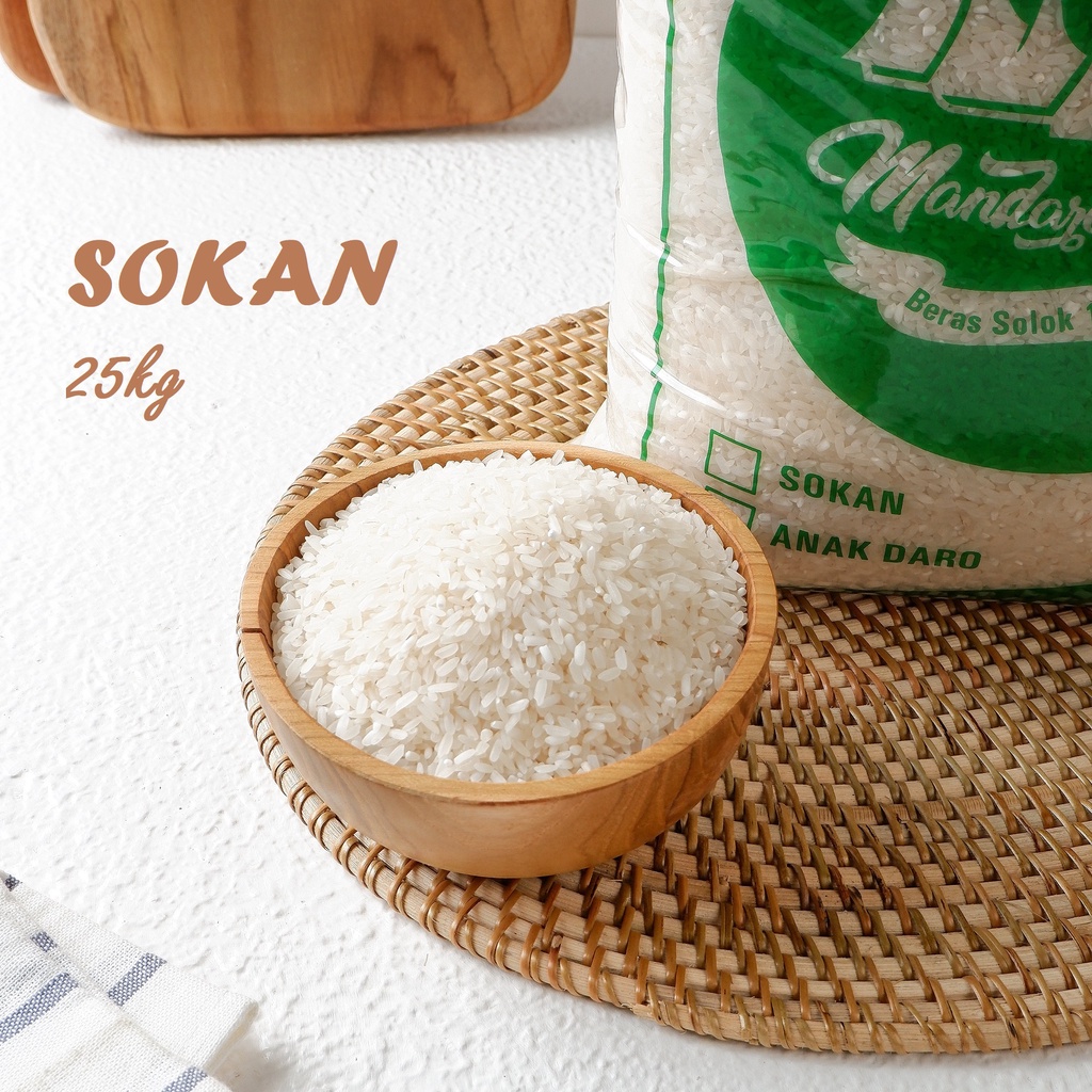 Jual Beras Solok Bareh Solok Padang - SOKAN 25kg | Shopee Indonesia