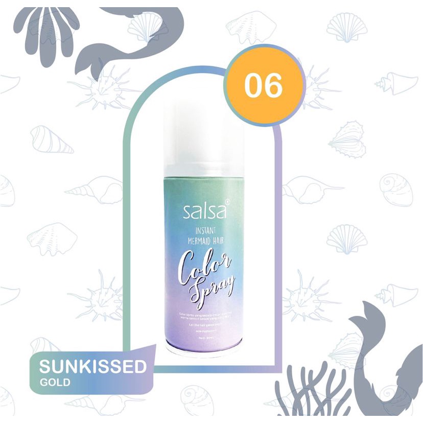 Jual SALSA SPRAY RAMBUT WARNA | SALSA INSTANT MERMAID COLOR SPRAY 80ML ...
