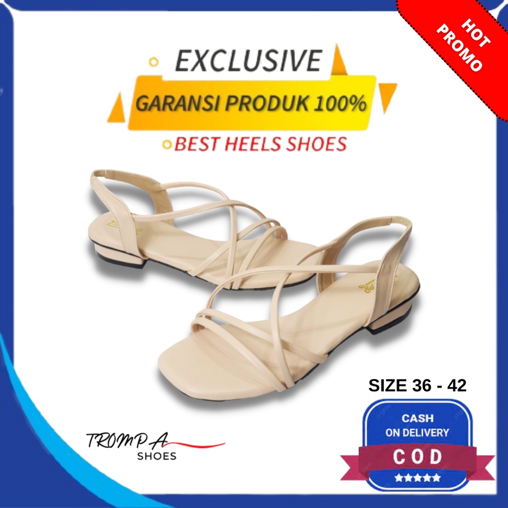 Jual Sendal Jumbo Wanita Kekinian Hak Tahu 3cm | Shopee Indonesia