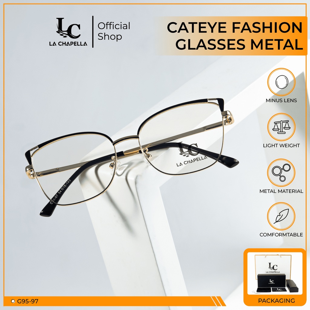 Jual La Chapella - Kacamata Cat Eye Lensa Antiradiasi Blueray ...
