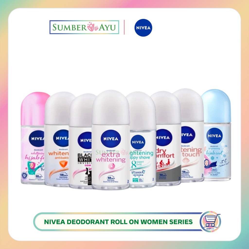 Jual Nivea Women Deodorant | Nivea Woman Roll-on | Shopee Indonesia