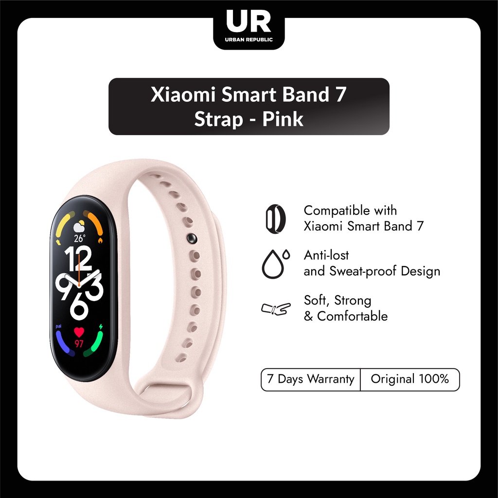 Jual Xiaomi Smart Band 7 Strap - Pink | Shopee Indonesia