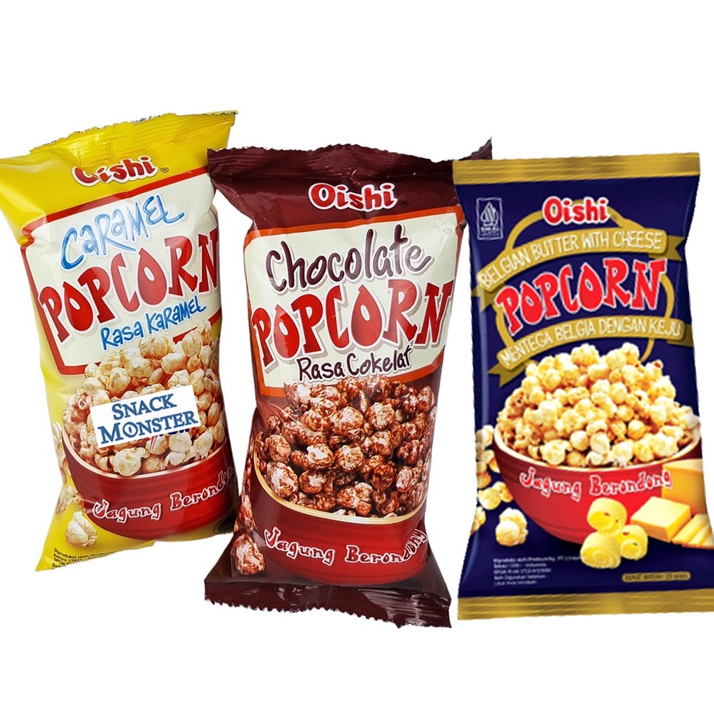 Jual Oishi Popcorn Caramel Mini - Netto 20 gr | Shopee Indonesia