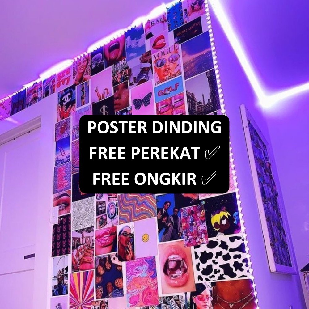 Jual PROMO poster dinding kamar isi 96 lembar | Shopee Indonesia