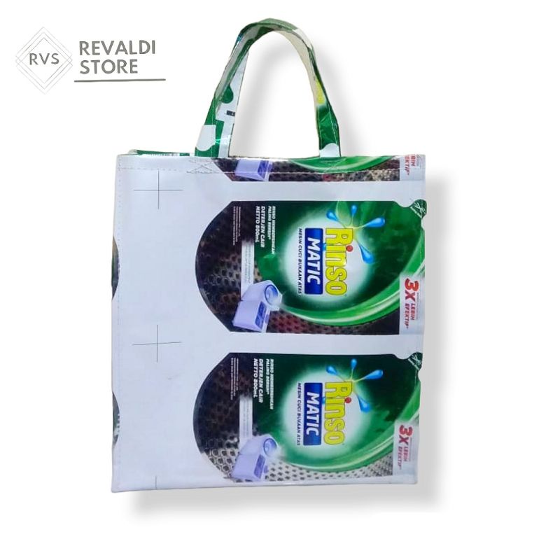 Jual UKURAN BESAR tas daur ulang dari Rinso / Sunlight / molto tas ...
