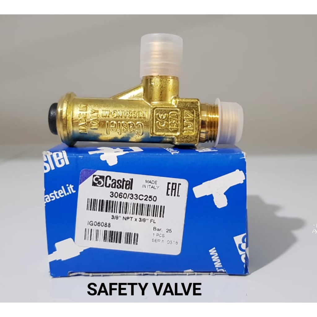 Jual SAFETY VALVE CASTEL ADA 2UKURAN | Shopee Indonesia