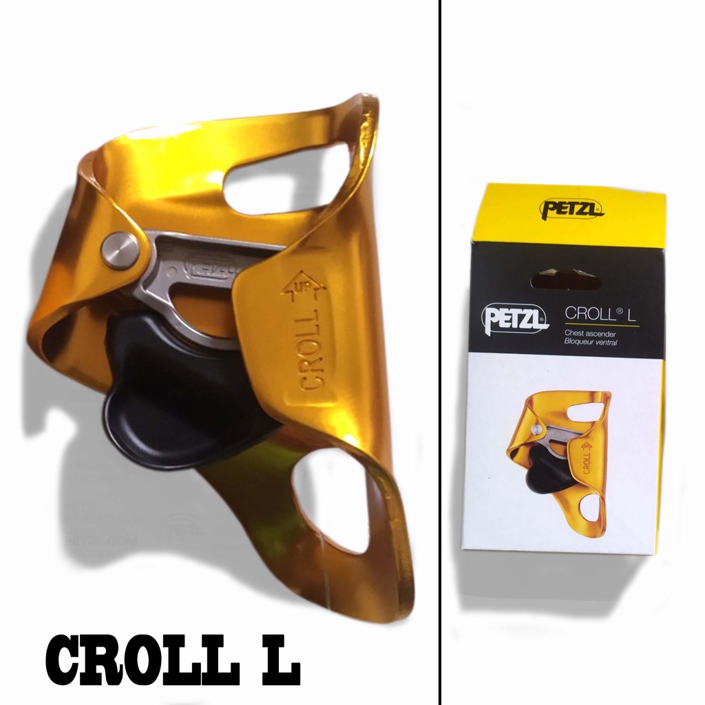 Jual PETZL Croll Chest Ascender size L for Large Diameter Ropes ...