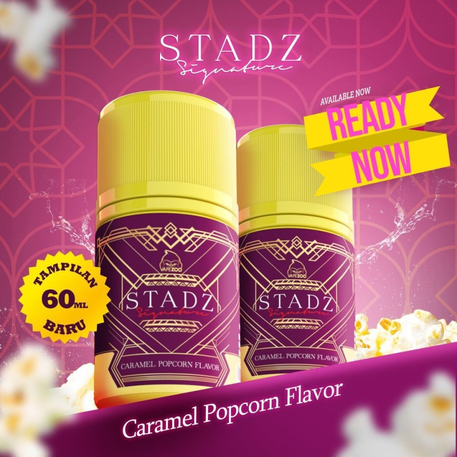 Jual Liquid Stadz Caramel Popcorn 60ml By Vapezoo | Shopee Indonesia