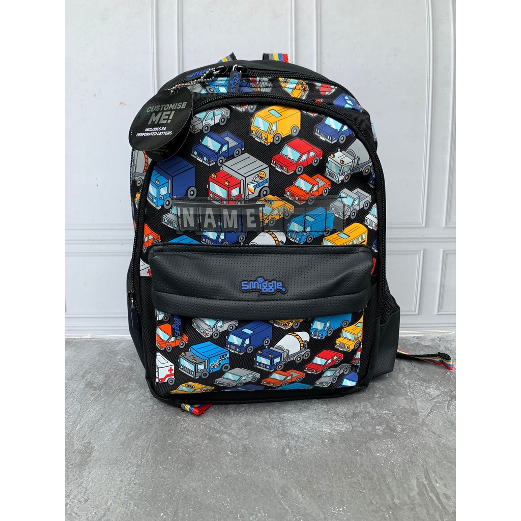 Jual SMIGGLE MOVIN JUNIOR BACKPACK CAR NAME - TAS RANSEL SMIGGLE ...