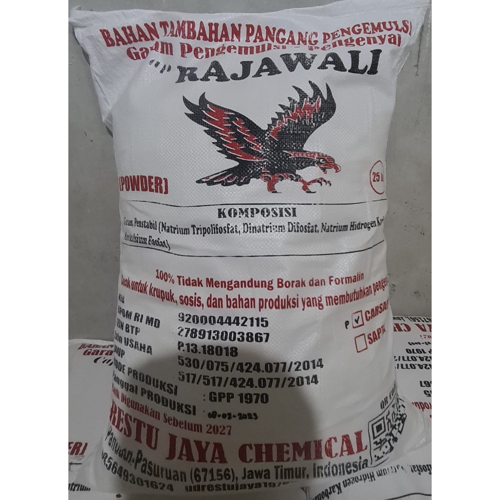 Jual BLENG/Garam Pengemulsi/Garam Pengenyal/Obat Puli, Cap Rajawali ...