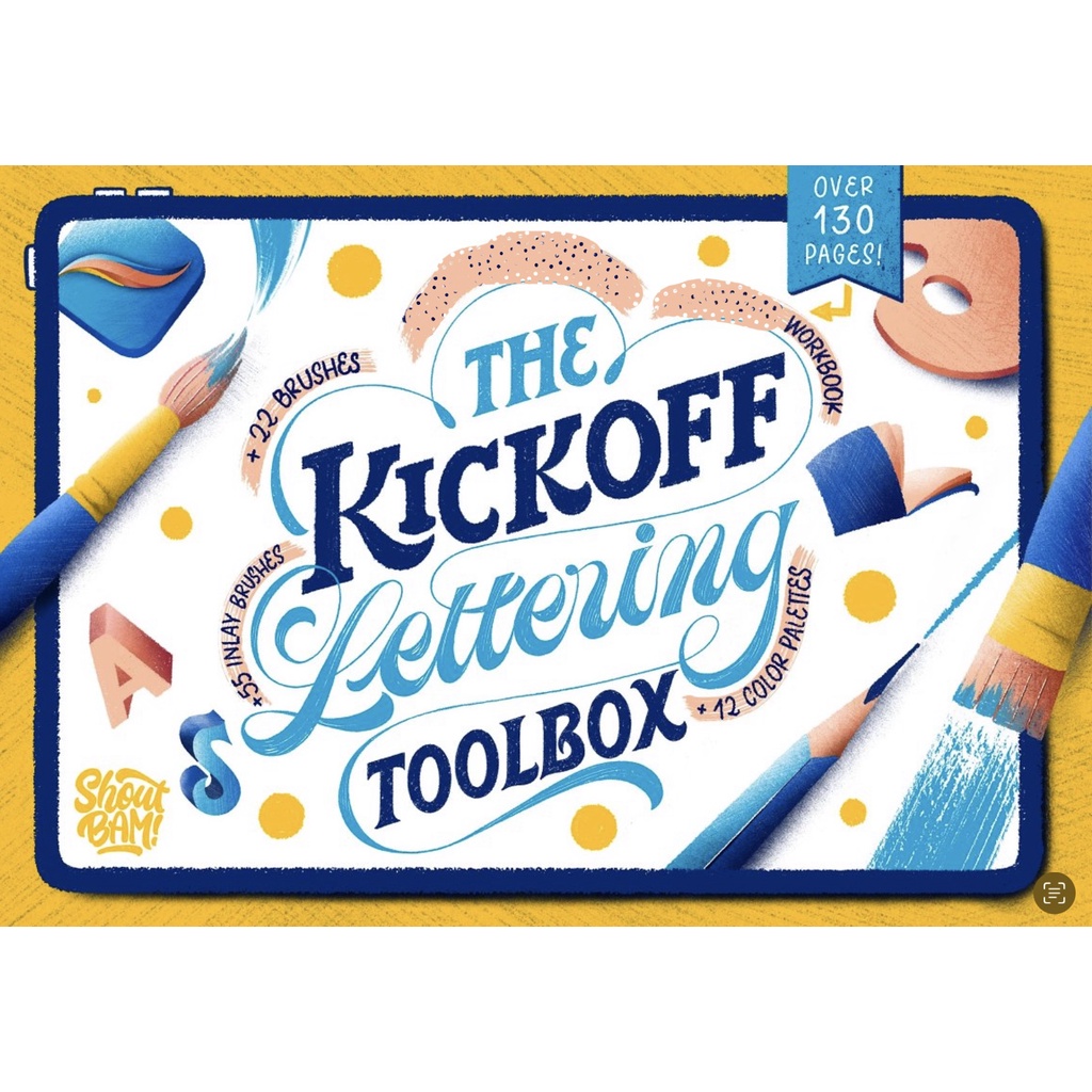 Jual Procreate Brush - The Kick Off Lettering Guide, Workbook ...