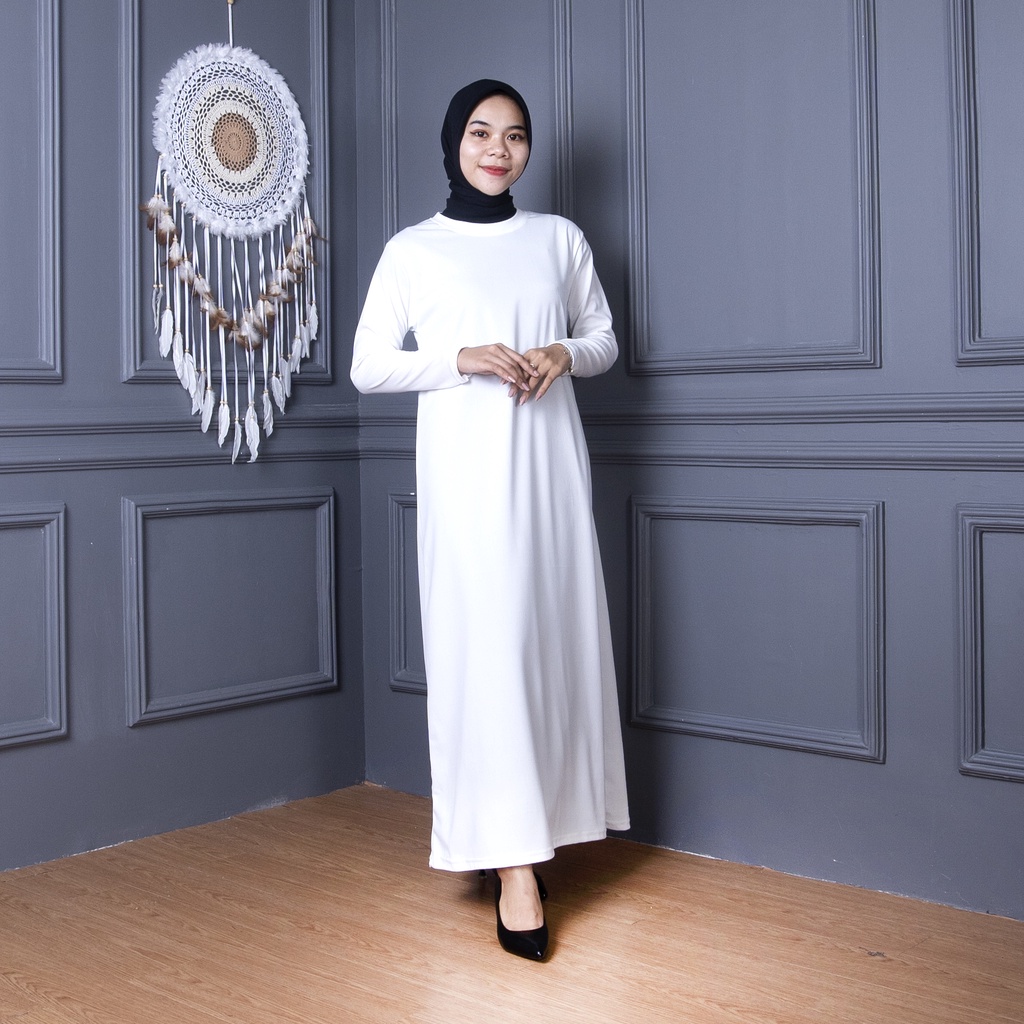 Jual Gamis Manset Dalaman Kaftan / Inner Dress Brukat Kebaya / CREPE ...