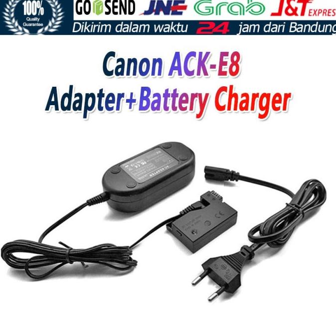 Jual ACK-E8 AC Power Supply Adapter for Canon 550/600/650/700D DC ...