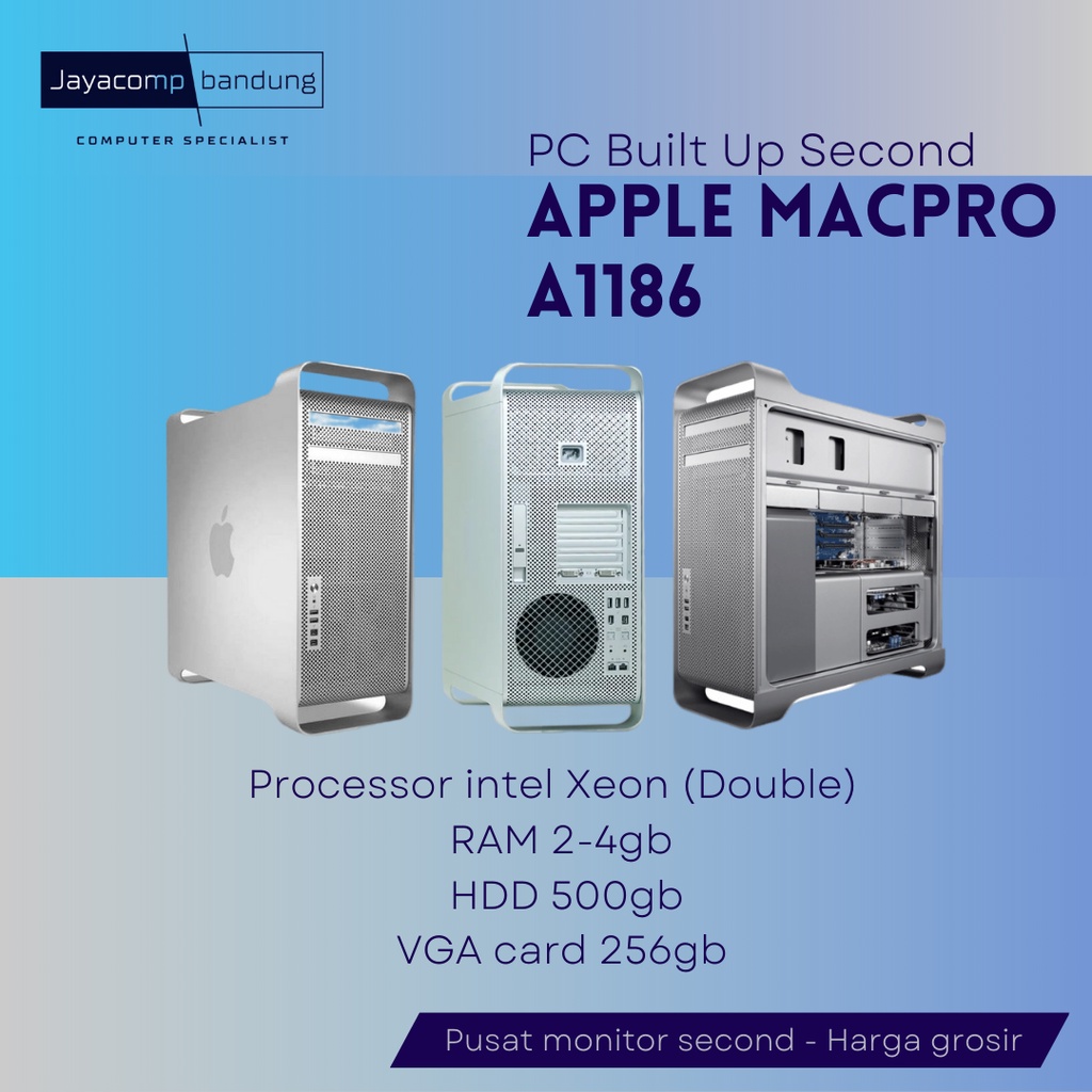 Jual PC Macpro A1186 (Intel Xeon dualcore/ Ram 4gb/ Vga 256mb) - Second ...