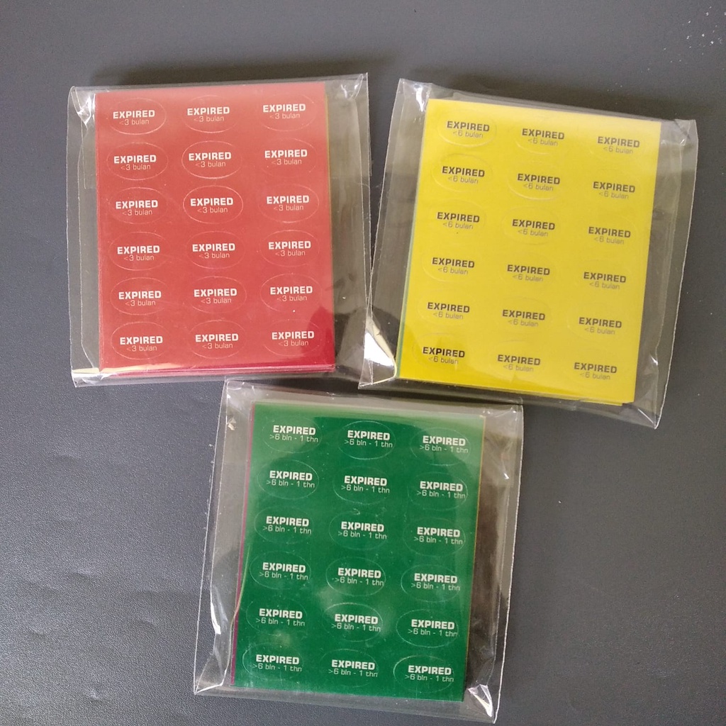 Jual Stiker Label Kadaluwarsa - Stiker Kadaluwarsa Obat - Sticker ...