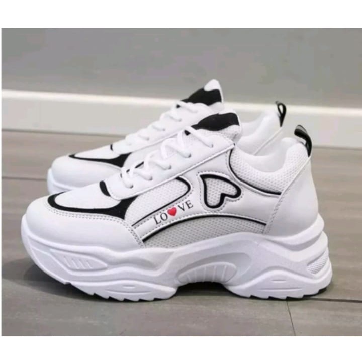 Jual Sepatu Wanita Sneakers Wanita Sepatu Putih Wanita Sepatu cewek ...