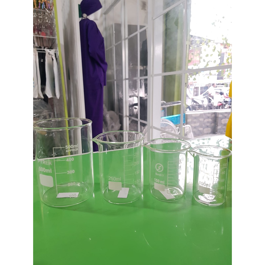 Jual Beaker Glass / Gelas Beaker / Beaker Glas 150ml / Beaker Glas 500 ...