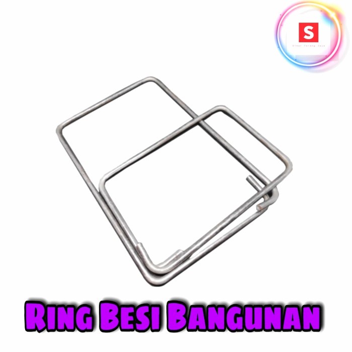 Jual Ringplat Ring Cincin Besi Beton / Ring Behel 10 X 15 ( 1 Ikat Isi ...