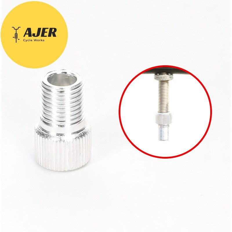 Jual Adaptor Pentil Sepeda Presta Ke Pentil Besar Schrader Motor Pompa ...