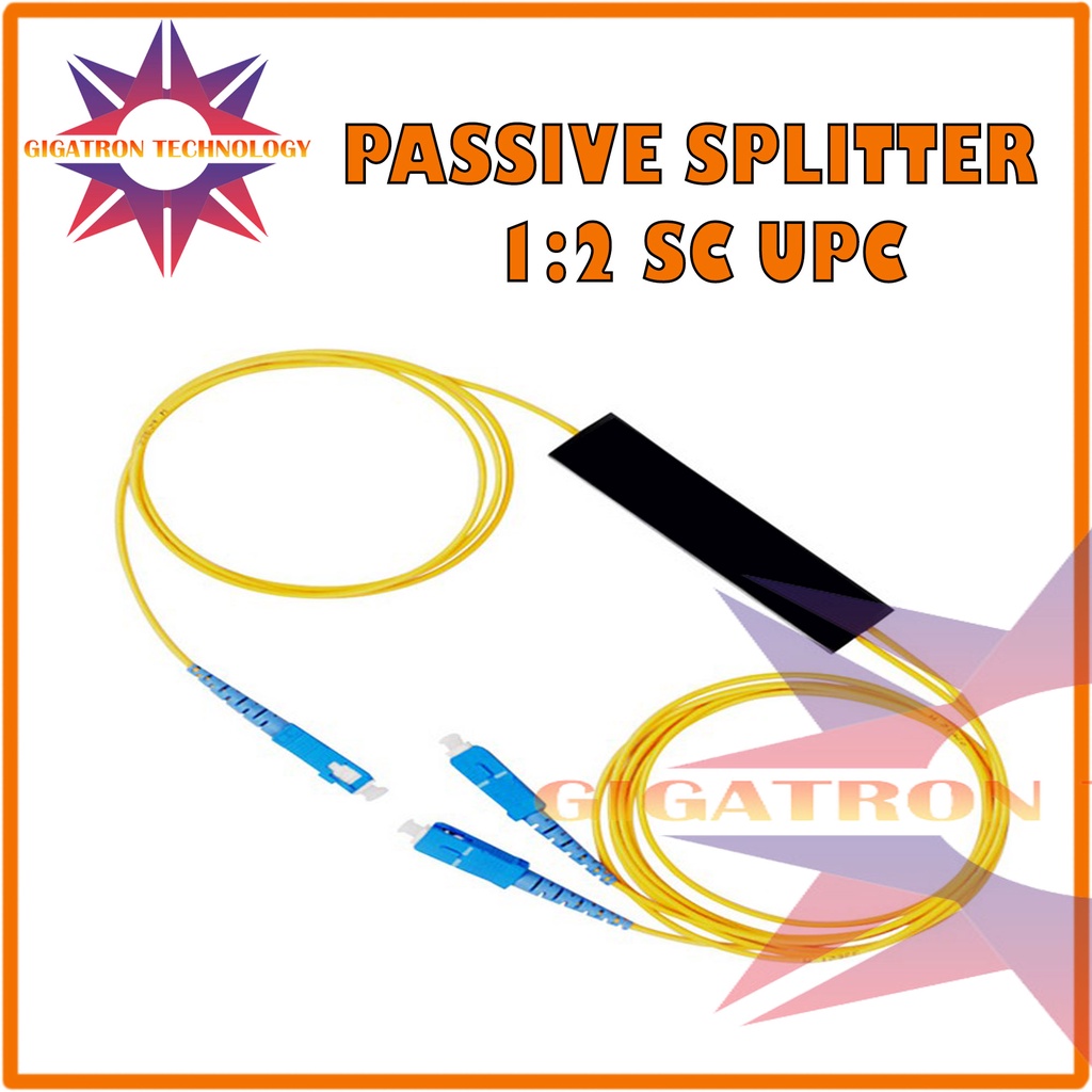 Jual Fiber Optic SC UPC PLC 1:2 Passive Splitter Mini Ratio Coupler ...