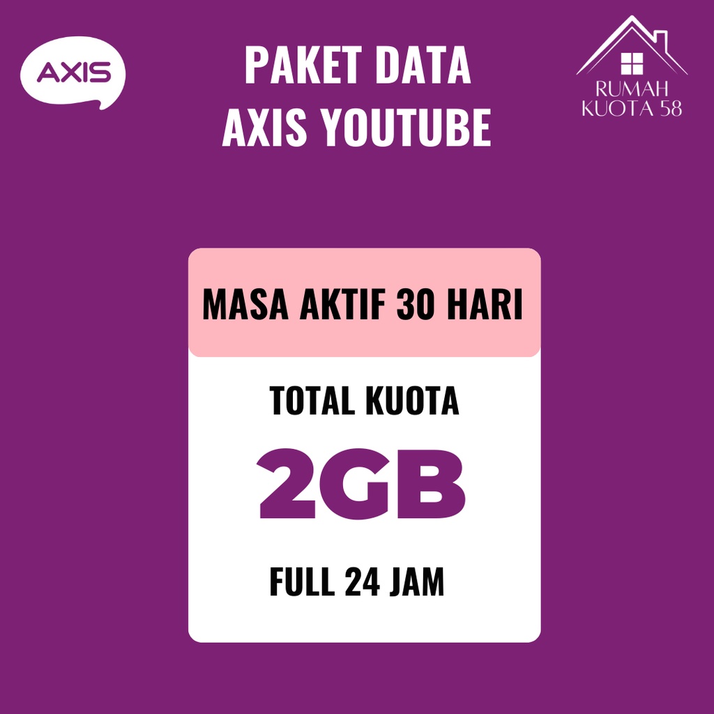 Jual PAKET KUOTA ISI ULANG DAN KODE VOUCHER AXIS DATA BRONET AIGO MURAH | Shopee Indonesia