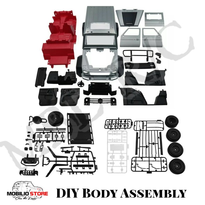 Jual Mn86ks Kit Version 1:12 Scale G500 4x4 Model Diy Rc Remote Control 