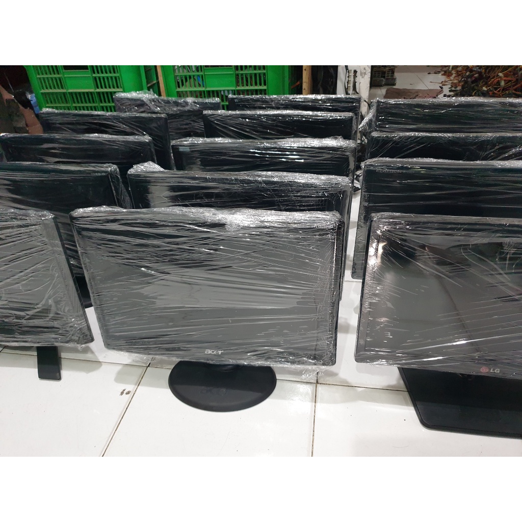 Jual MONITOR PC 16" WIDESCREEN NORMAL SIAP PAKAI | Shopee Indonesia
