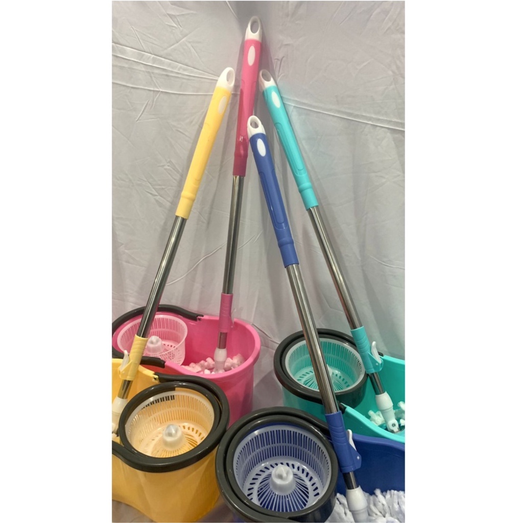 Jual grosirhouseware_ ALAT PEL LANTAI SPIN MOP KAIN STAINLESS /ALAT PEL ...