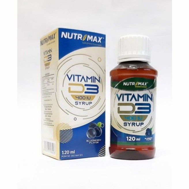 Jual Nutrimax Vitamin D3 400 IU Sirup Vit D3 Anak Ibu Hamil Kesehatan ...