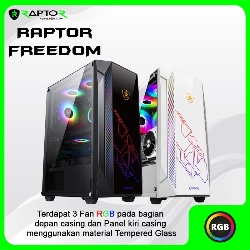 Jual Casing RAPTOR Gaming TRANSFORMERS FREEDOM casing ATX/m-ATX/ITX ...