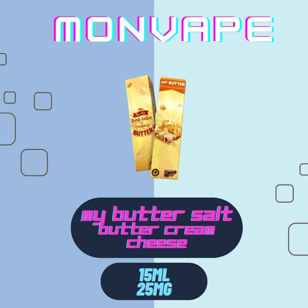 Jual MY BUTTER V1 BUTTER CREAM CHEESE SALTNIC 15ML BY IDJ E-LIQUID ...