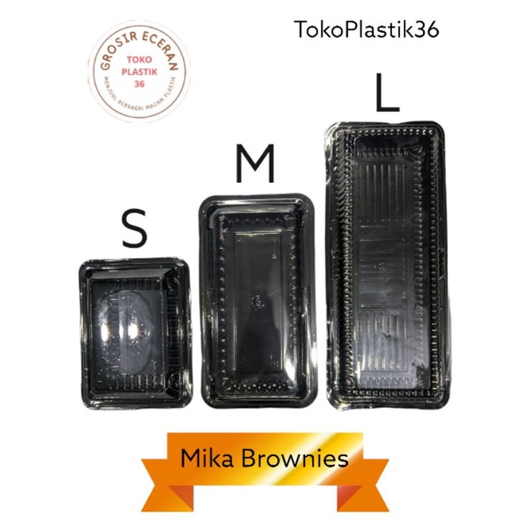 Jual Mika Brownies S M L - Mika Brownies 1pcs - Mika Brownies 1 pcs - Kotak Brownies - Box ...
