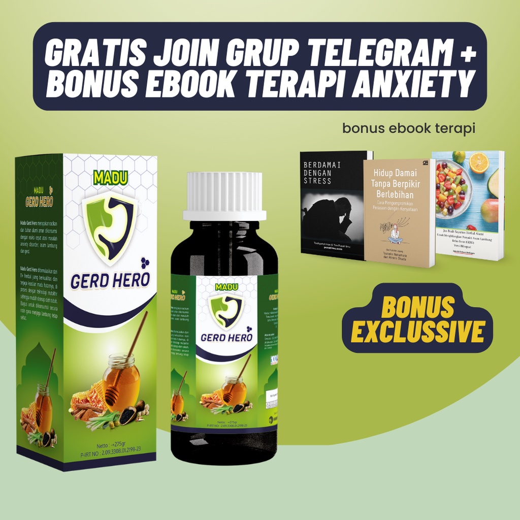 Jual Madu Gerd Hero Untuk Anxiety Disorder Gerd Asam Lambung | Shopee ...