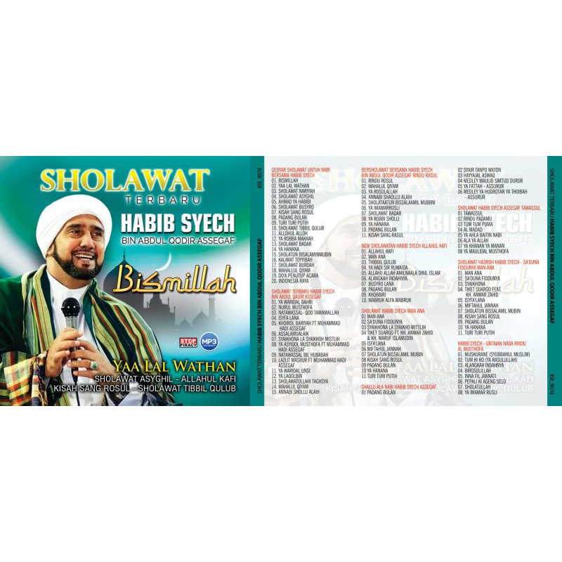 Jual Kaset Audio Lagu Mp3 Sholawat Bismillah Habib Syech | Shopee Indonesia