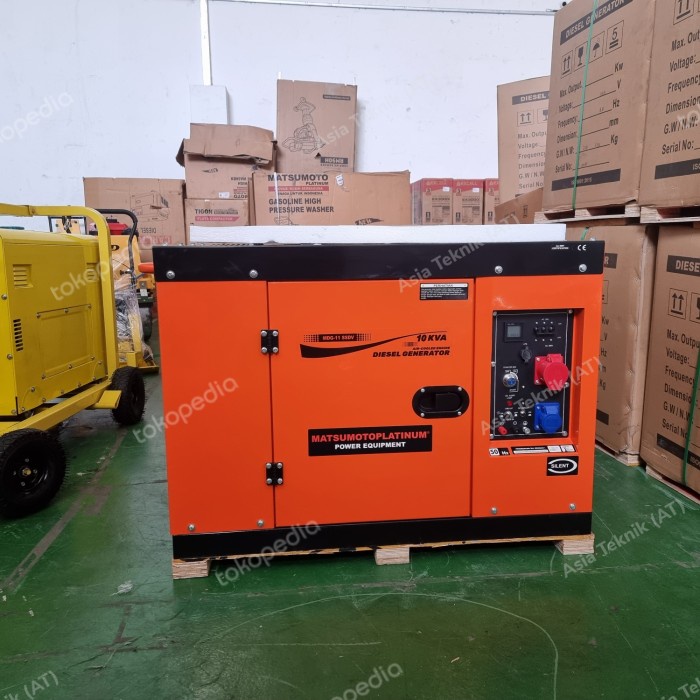Jual Silent genset 10 kva 1 phase dan 3 phase | Shopee Indonesia