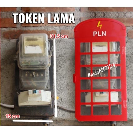 Jual BOX METERAN LISTRIK TOKEN/Model British Telephone Booth | Shopee ...