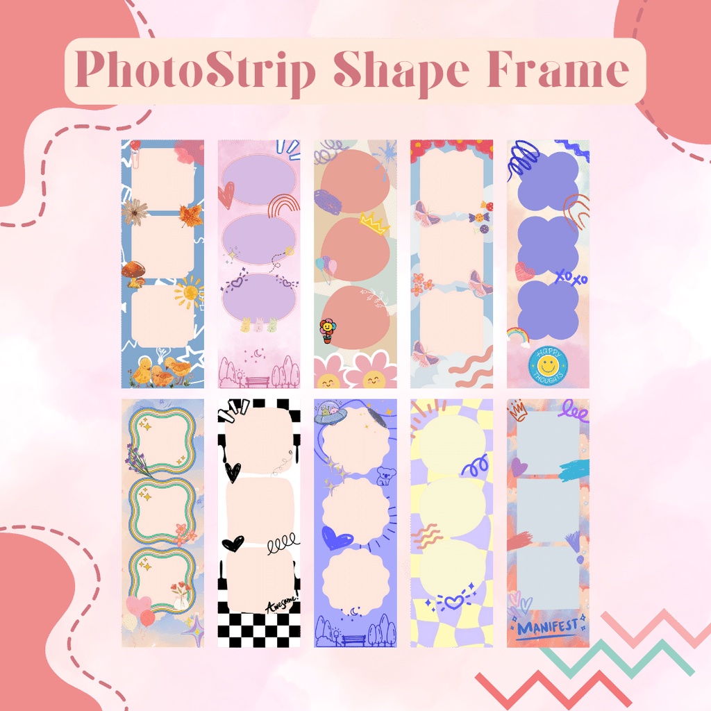 Jual Custom Photostrip Shape Frame Cetak Photostrip Murah | Shopee ...