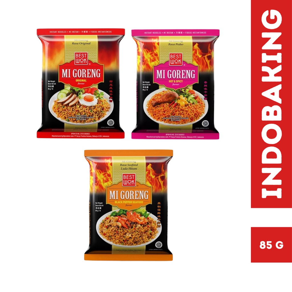 Jual Best Wok Mie Instan Goreng Pedas Blackpepper Seafood Bestwok 85g | Shopee Indonesia