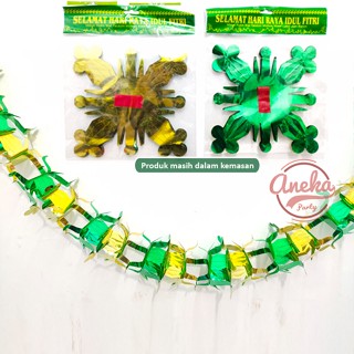 Jual Hiasan Gantung Lebaran / Garland 3D Ornament / Hiasan Idul Fitri ...