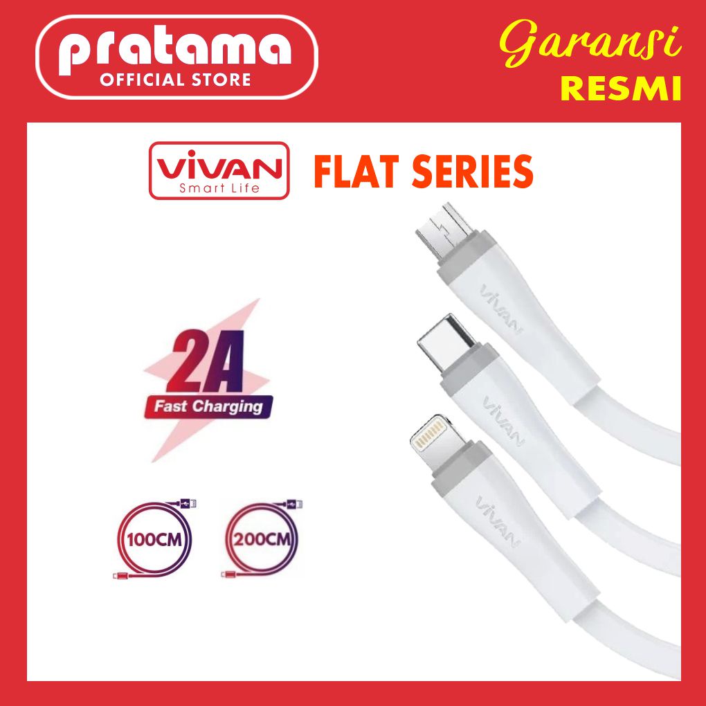 Jual VIVAN KABEL DATA SM200 SC200 SL200 SM100 SC100 SL100 ANDROID ...