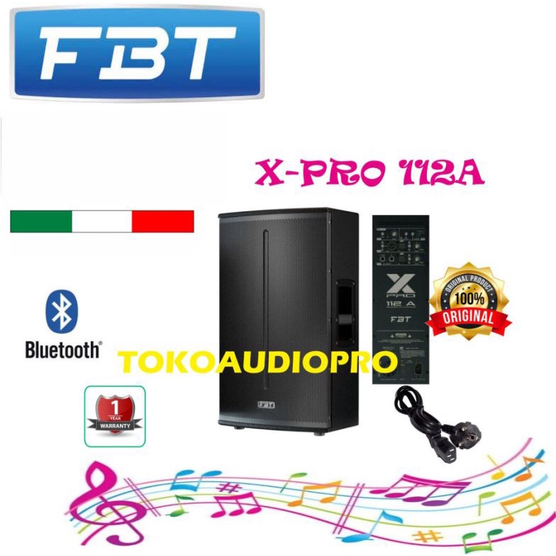 Jual FBT XPro 112A 12" 2-way Speaker Aktif Original X-Pro 112A | Shopee ...