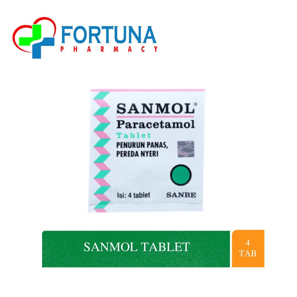 Jual SANMOL 500 MG 1 STRIP ISI 4 TABLET | Shopee Indonesia