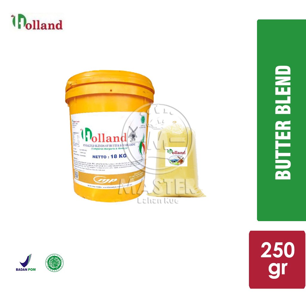 Jual De Holland White Butter Blend / Unsalted Blend Butter Margarin ...