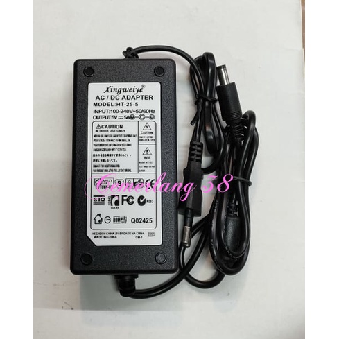 Jual Switching Adaptor 5V 5A BUILD IN Kabel Power XWY | Shopee Indonesia