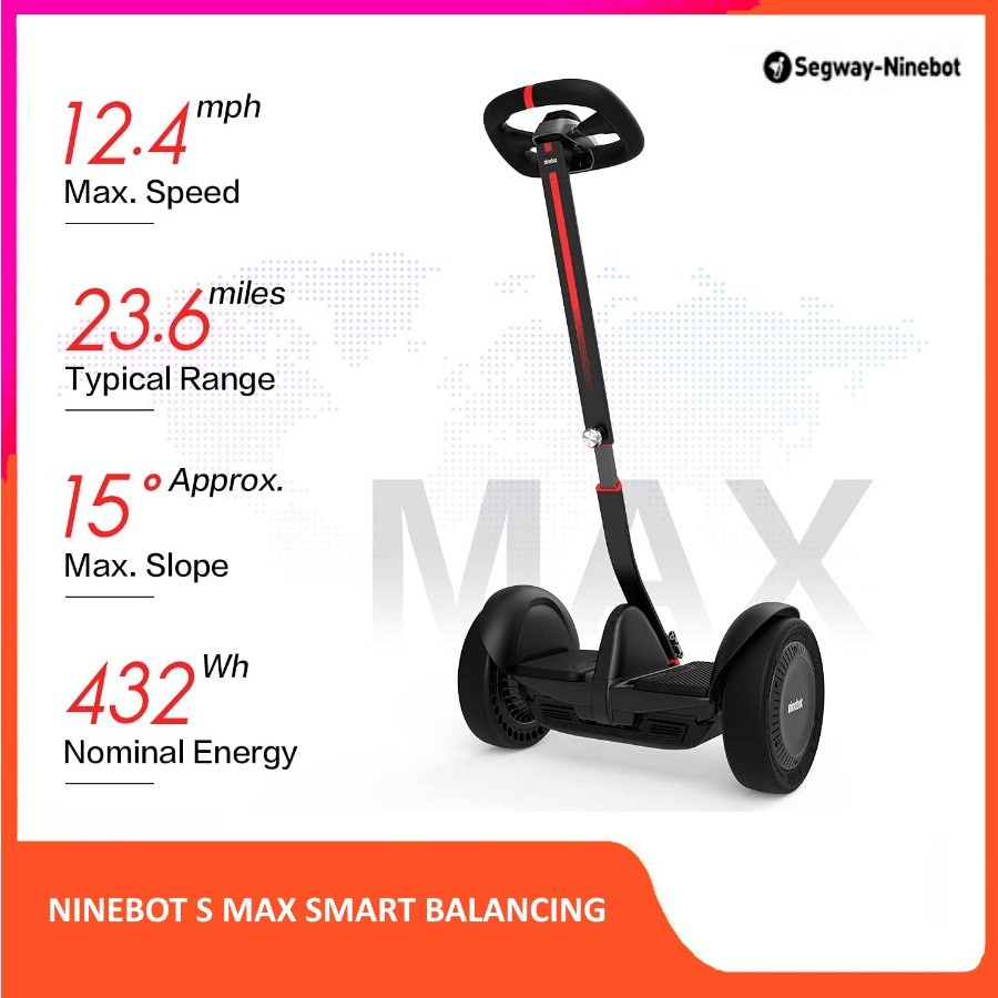 Jual MOLAN CANO Segway Ninebot S Max self balancing wheel | Shopee ...