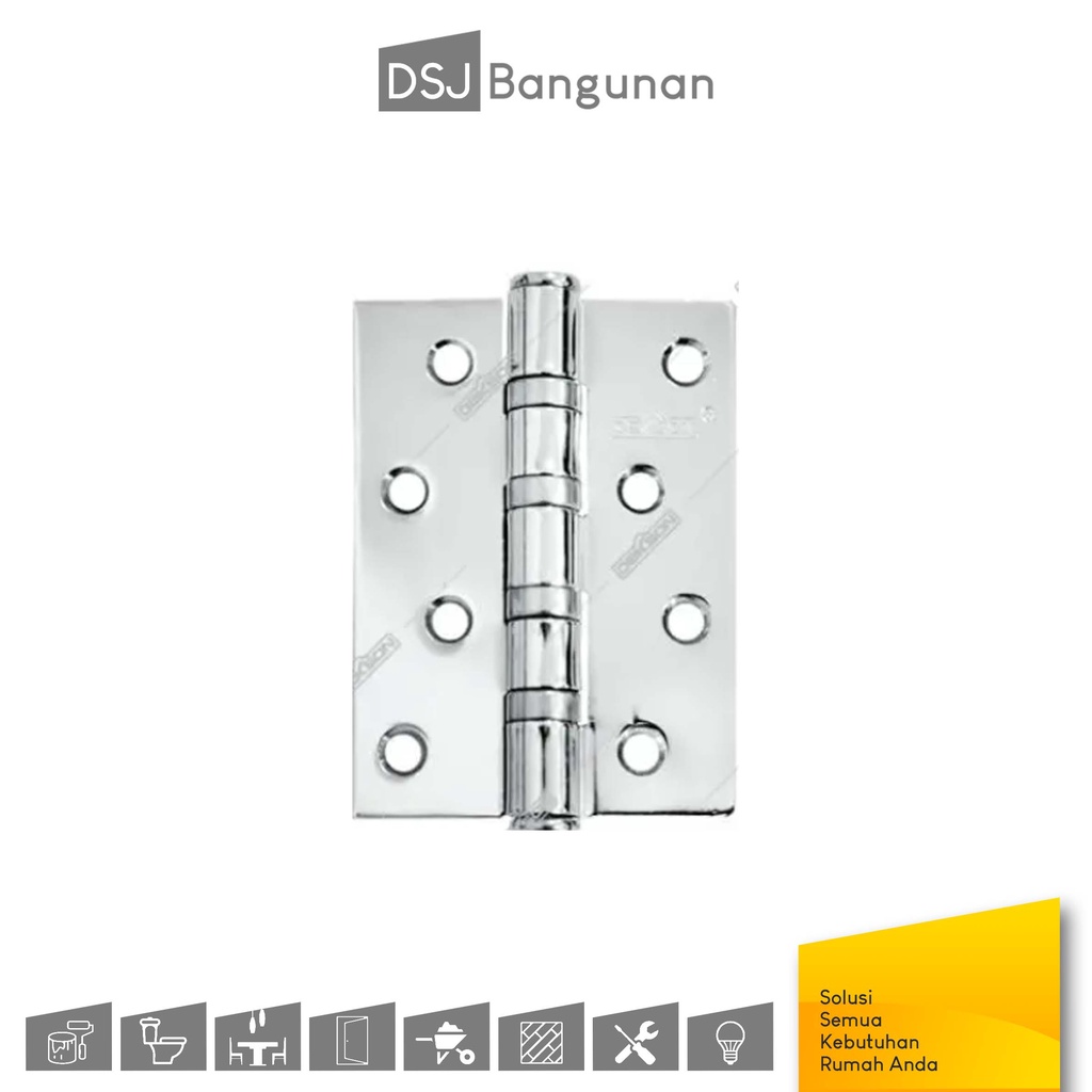 Jual Dekkson Hinge ES IR 3X2.5X2.5Mm 2B SN / Engsel 3 inch | Shopee ...