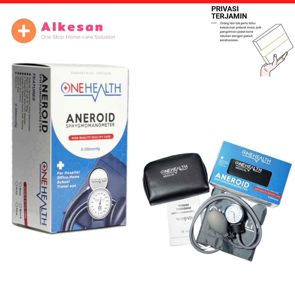 Jual Alat Tensi Darah Tensimeter Manual Onehealth Tensi Jarum Jam Alat ...
