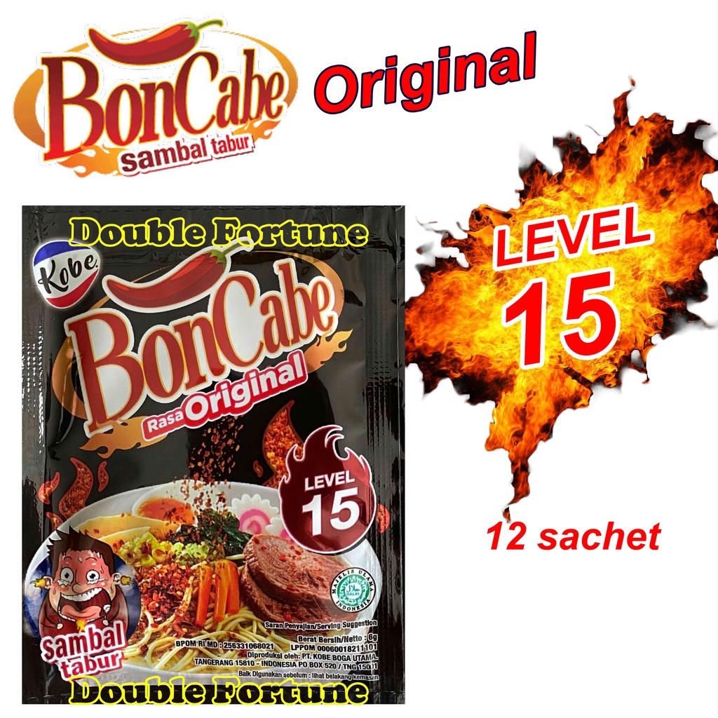 Jual BON CABE ORIGINAL LEVEL 14 KEMASAN SACHET 5.5gr | Shopee Indonesia