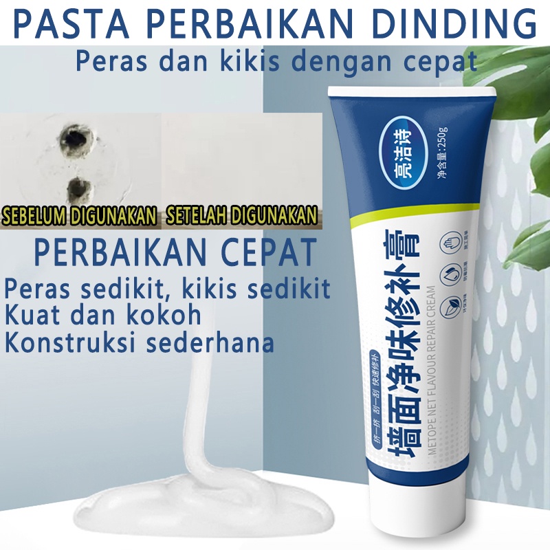 Jual COD dempul tembok 250G dempul plastik tembok plamir tembok Pasta ...