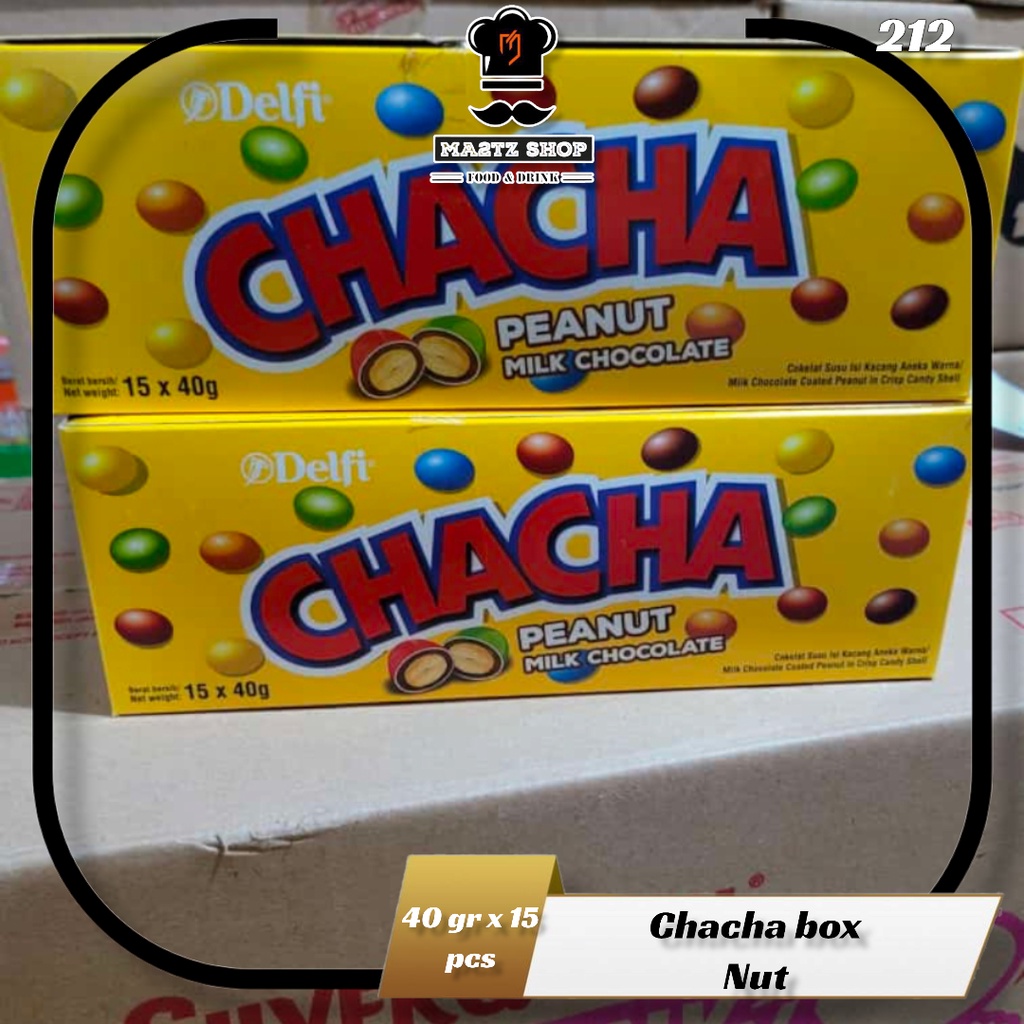 Jual Chacha Nut Milk Chocolate Box (40gr x 15pcs) | Shopee Indonesia